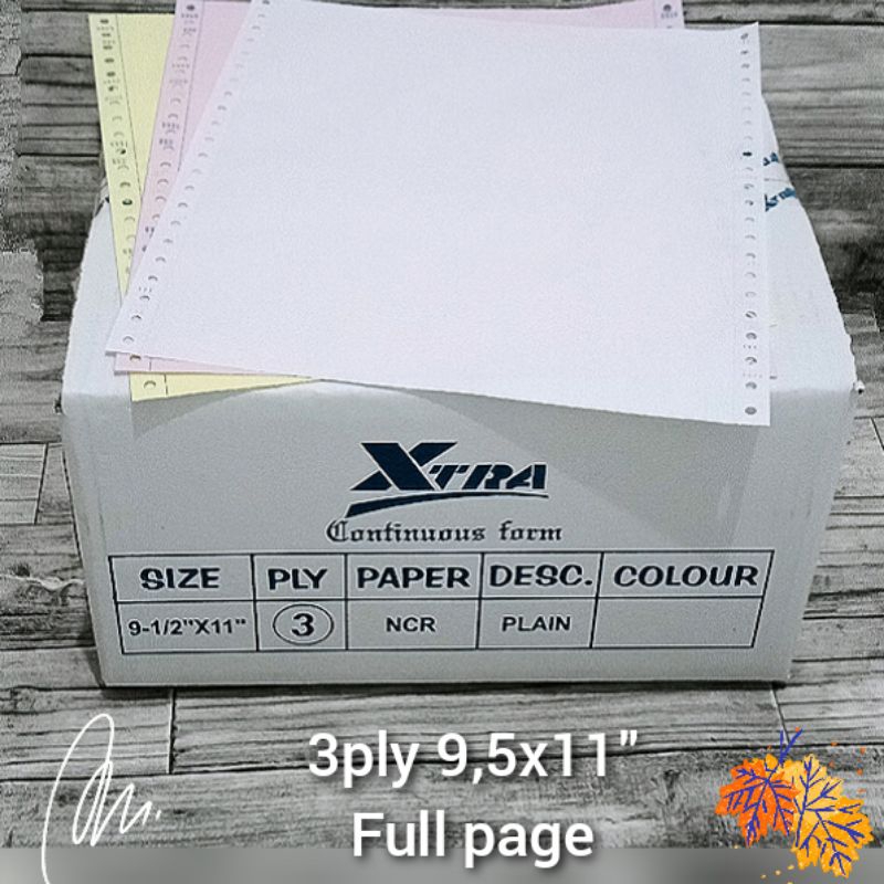 Jual Kertas Continuous Form 3ply 9.5x11" TANPA PEMBAGIAN | Shopee Indonesia