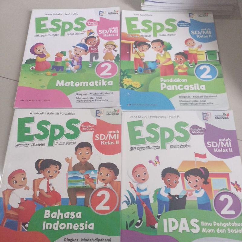 Jual buku esps kelas 2 SD Erlangga kurikulum merdeka | Shopee Indonesia