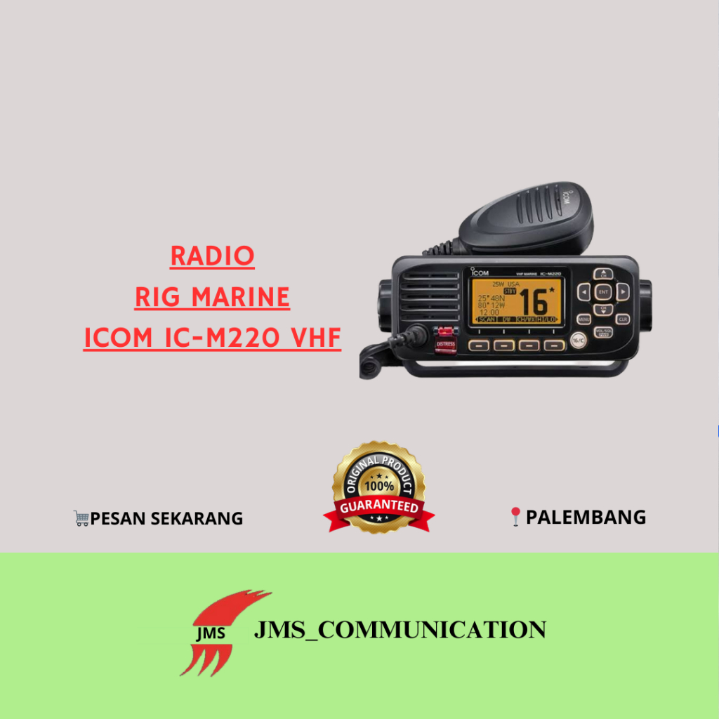 Jual ICOM IC M220 VHF Radio Rig Marine | Shopee Indonesia