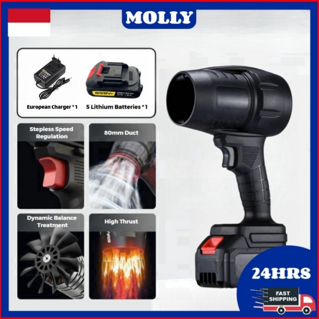 Jual Mesin Blower Mini Portable Cordless Brushless Jet Fan Turbo Blower ...