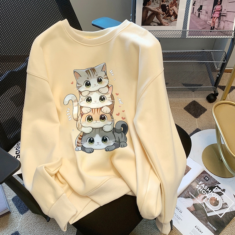 Jual Forteid Sweater Besar Gaya Jalanan Korea/Sweater Besar Lucu untuk ...