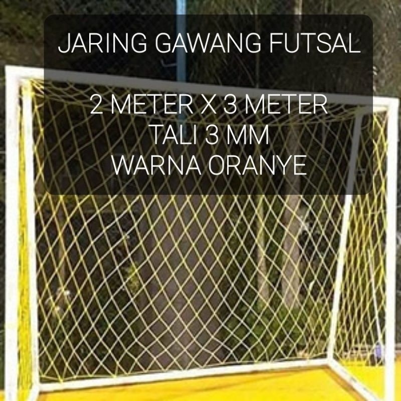 Jual Jaring Gawang Futsal ukuran 2m x 3m tali 3 mm | Shopee Indonesia
