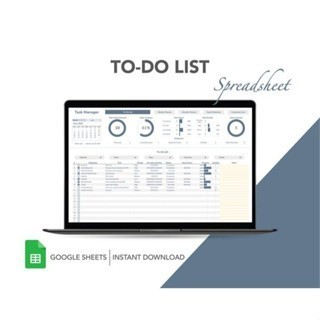 Jual A2 - To-do List Spreadsheet for Google Sheets - Lembar Kerja Tugas Digital Perencana Harian ...