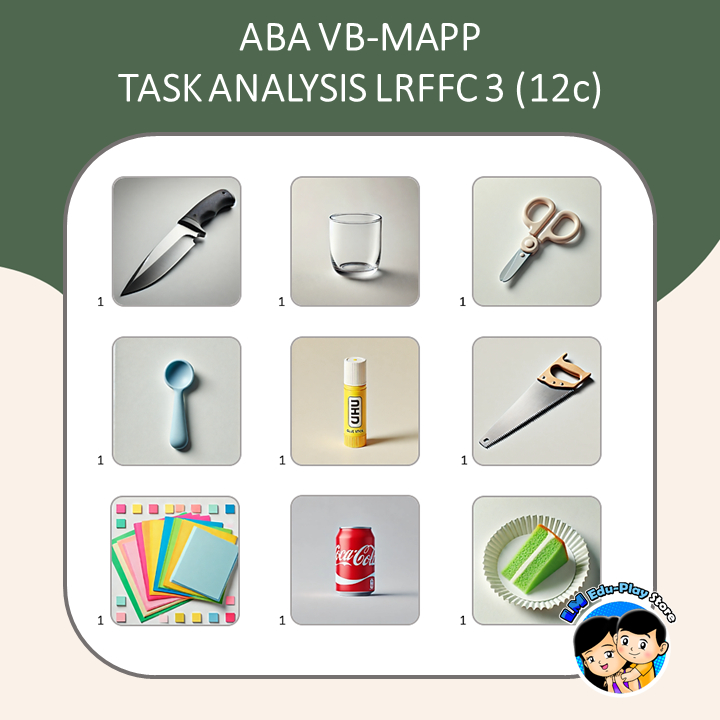 Jual Kartu Belajar ABA-VB Task Analysis LRFFC Level 3 (12c) | Shopee ...
