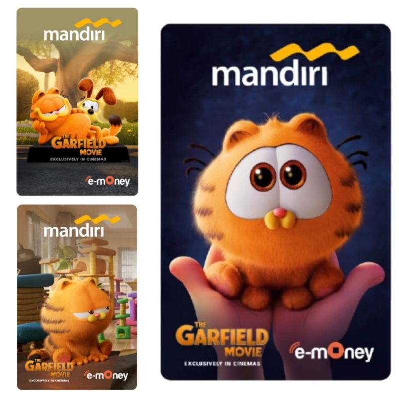 Jual Mandiri e-Money Ghostbusters, Garfield, Paddington. Original Asli ...