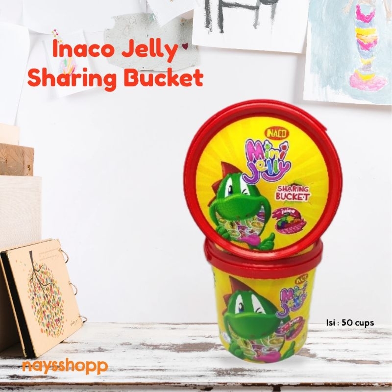 Jual Inaco Jelly Sharing Bucket 750 gr (50 pcs) | Shopee Indonesia