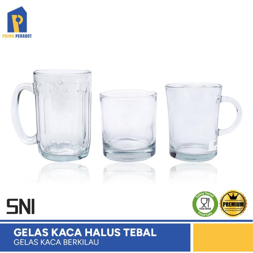 Jual Gelas Es Teh Gelas Minum Kopi Gelas Kaca Gagang | Shopee Indonesia
