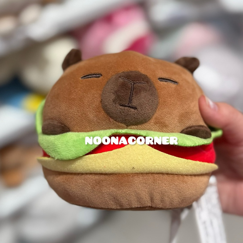 Jual Miniso ‼️ Boneka Lucu Capybara Hamburger Plush Toy Collections ...