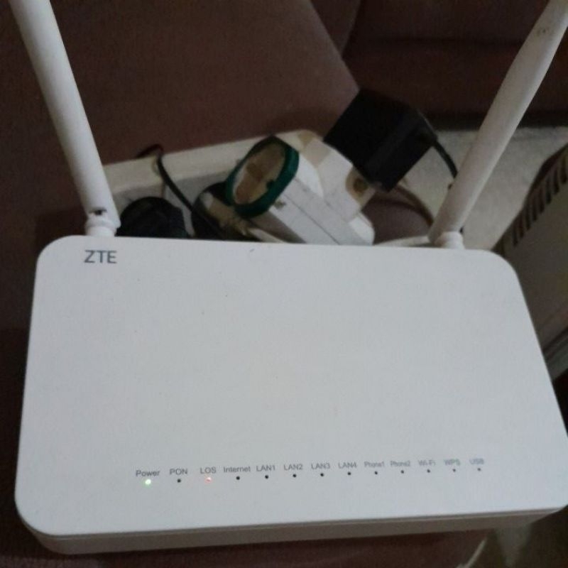 Jual modem routers ZTE ZXHN F609N GPON ONT WIRELESS port biru | Shopee ...