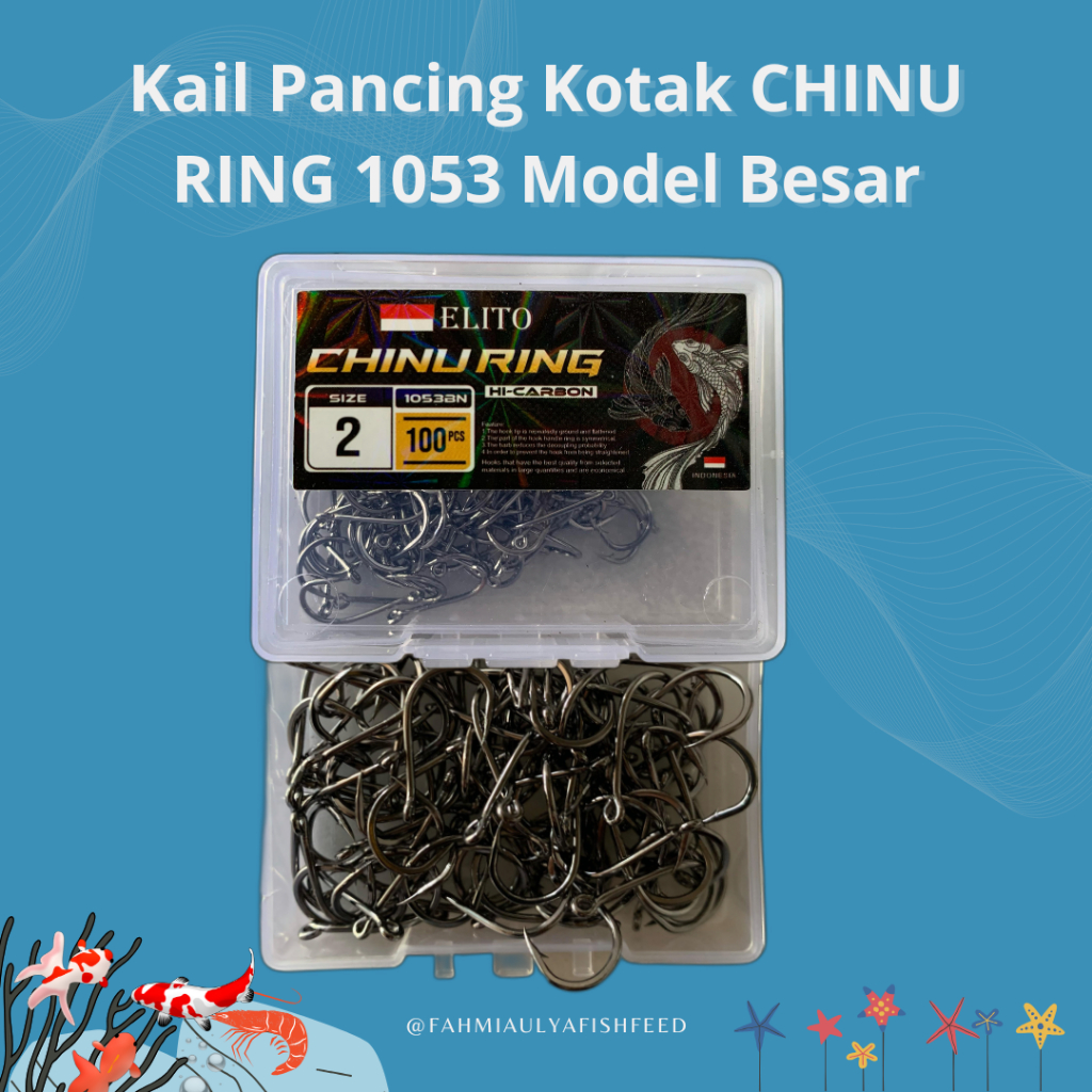 Jual Kail Pancing Kotak CHINU RING 1053 Model Besar | Shopee Indonesia