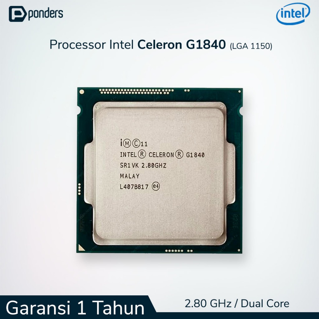 Jual Processor Intel Celeron G1840 LGA 1150 - 2.80GHz | Shopee Indonesia