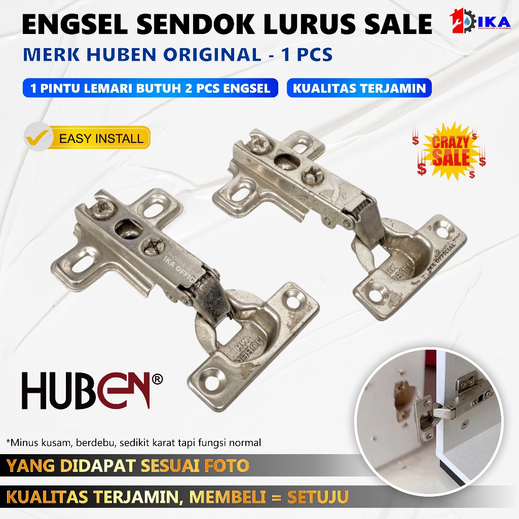 Jual Huben MH Engsel Sendok Mini 26MM - Mini Conceal Hinge MH-0 MH-8 MH ...