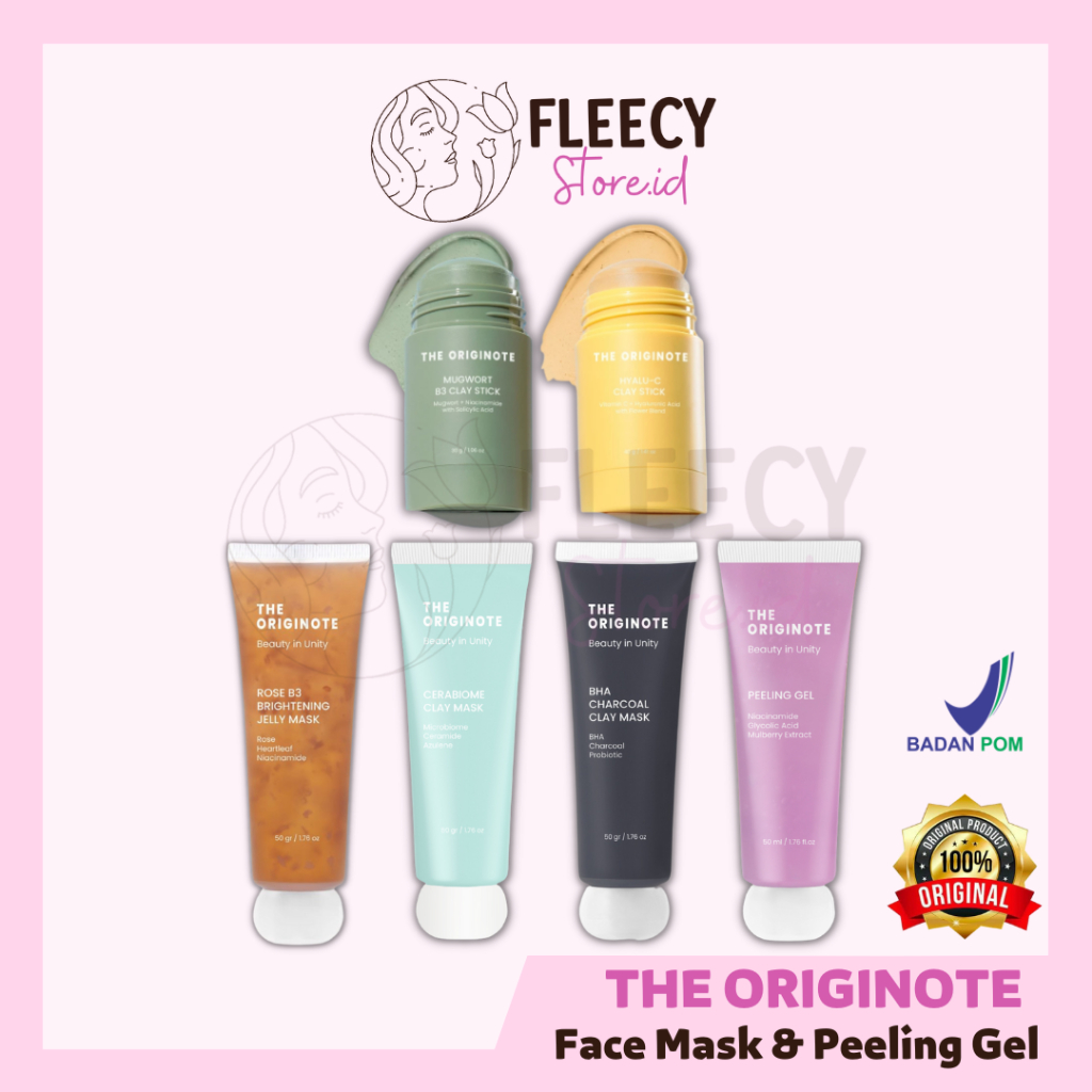 Jual THE ORIGINOTE Rose B3 Brightening Jelly Mask | Cerabiome / BHA ...