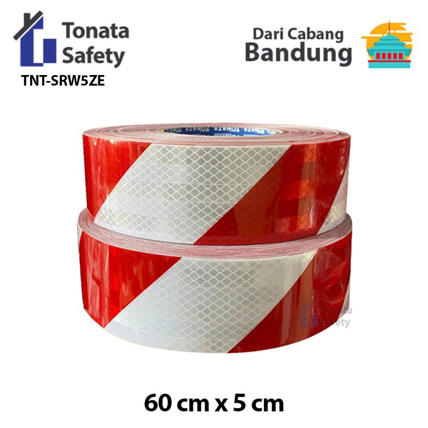 Jual Scotlight / Sticker Pemantul Cahaya Tonata / Merah Putih Zebra 60 ...
