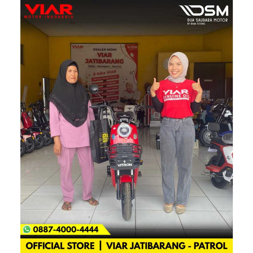 Jual Sepeda Listrik Murah Viar Vitron O2 | Shopee Indonesia