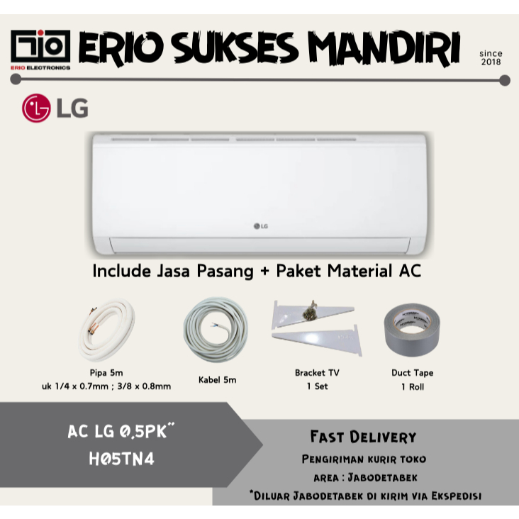 Jual LG AC HERCULES 1/2 pk H05TN4 NEW HERCULES - UNIT ONLY | Shopee ...