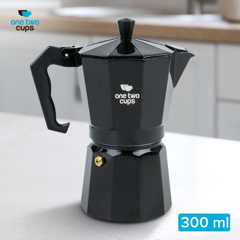 Jual [MOKAPOT DIAMOND] One Two Cups Moka Pot Espresso Coffee Maker ...