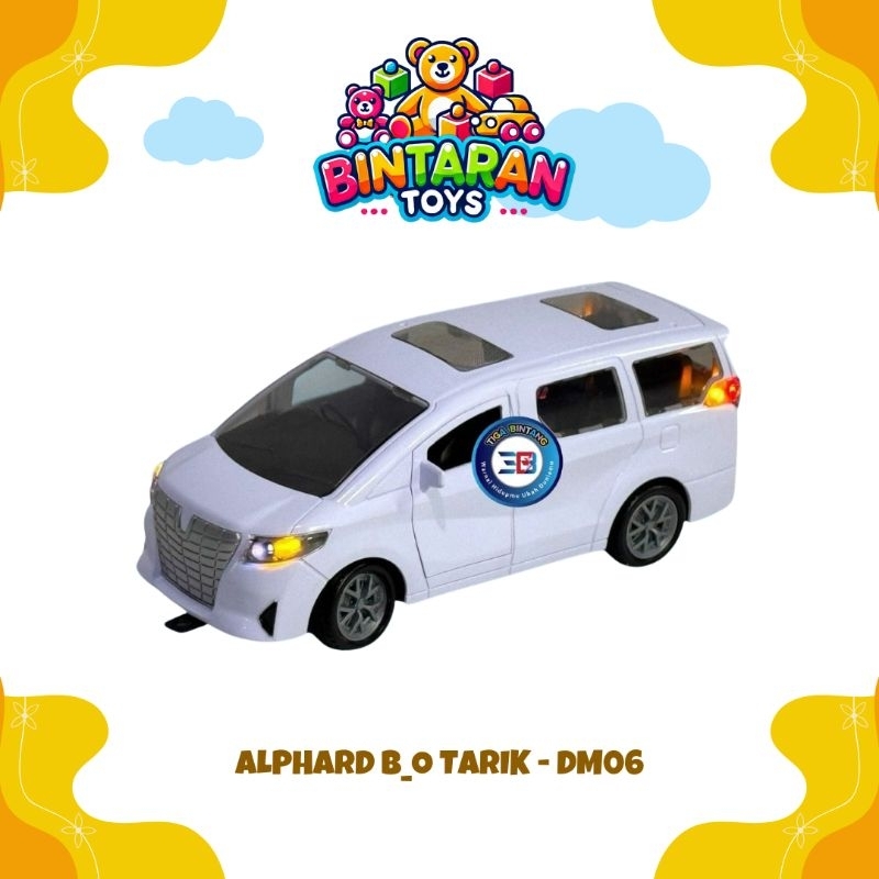 Jual Mobil Mainan Alphard B/O Tarik – Pintu Bisa Dibuka, Lampu & Musik ...