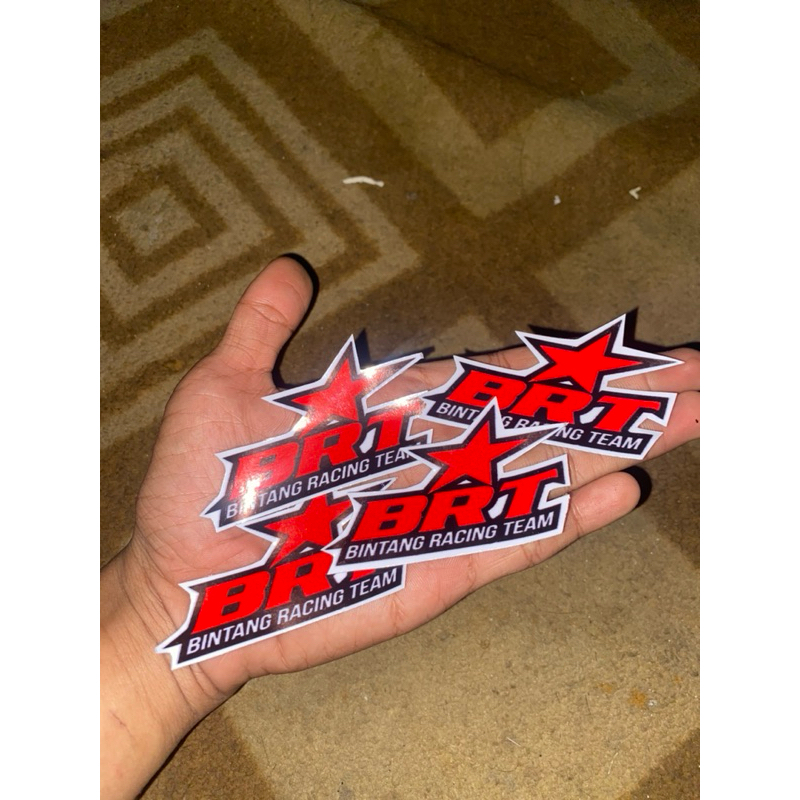 Jual STIKER BRT BINTANG RACING TEAM CUTTING HARGA SATUAN | Shopee Indonesia