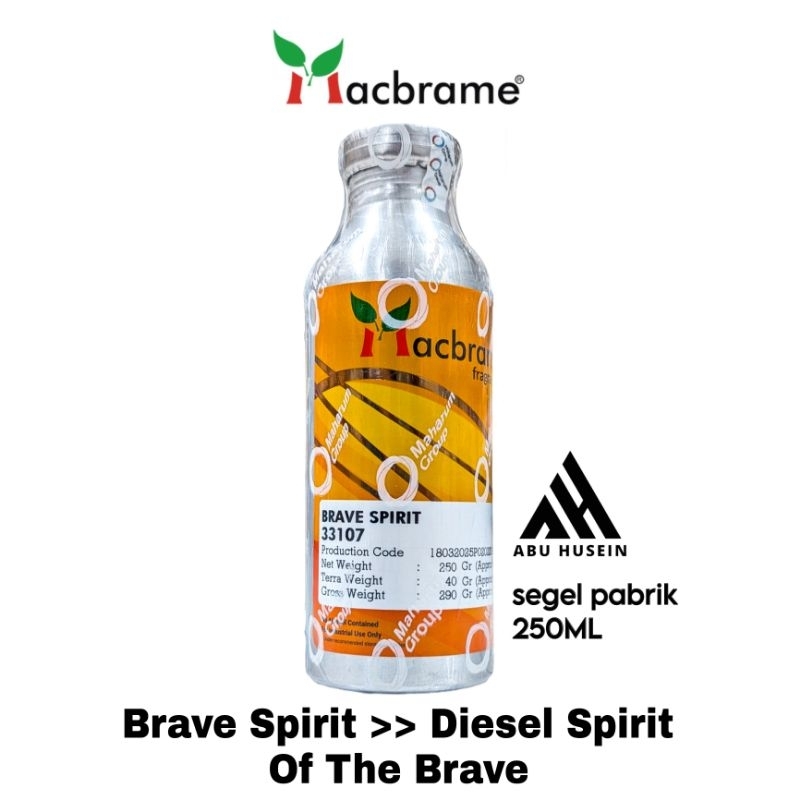 Jual BRAVE SPIRIT 250ML SEGEL PABRIK PRODUK MACBRAME (untuk keterangan ...