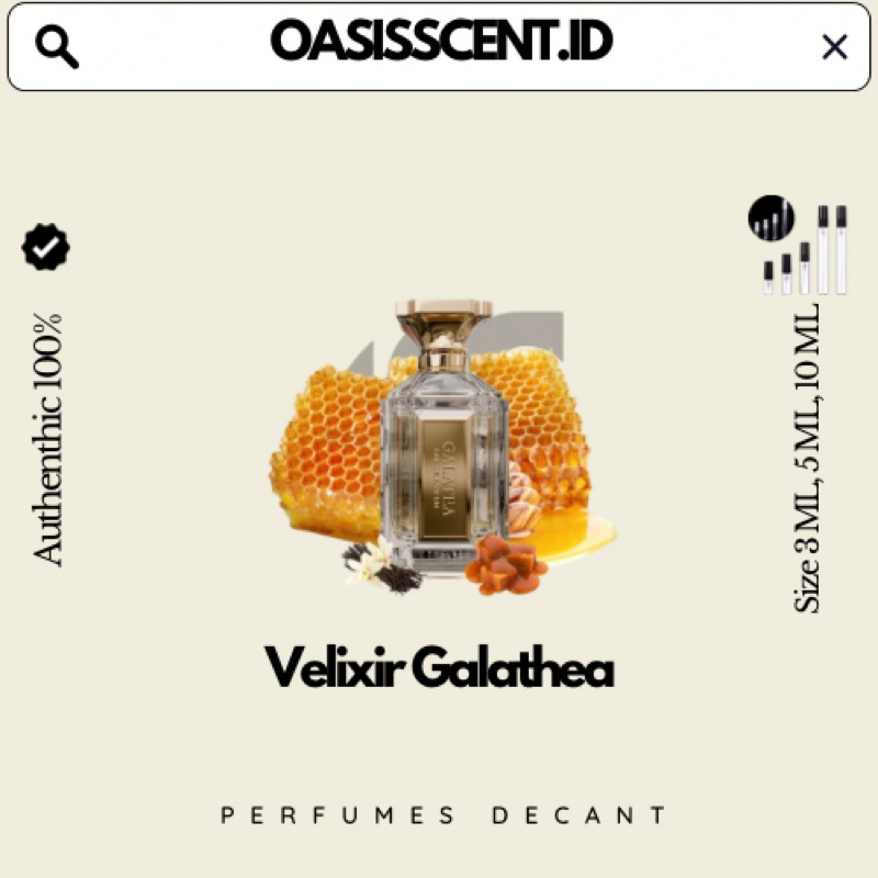 Jual Decant Velixir Galatea (3ML, 5ML, 10ML) | Shopee Indonesia