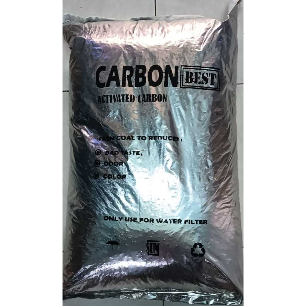 Jual Karbon BEST aktif / Activated carbon / media filter karbon aktif ...