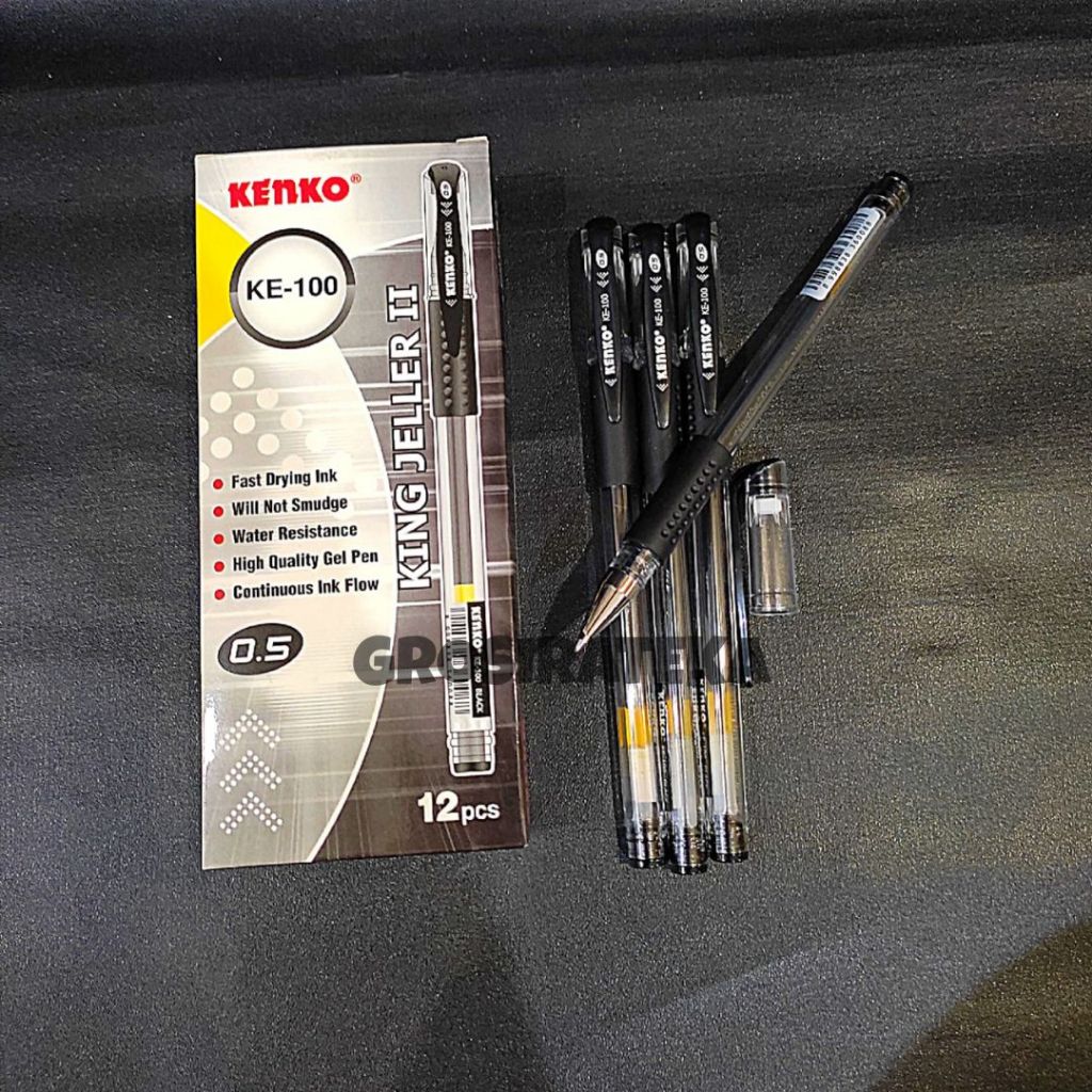 Jual BALLPOINT, BOLPEN, POLPEN, PULPEN GEL PEN KE-100 KING JELLER II ...