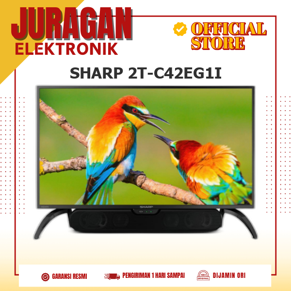 Jual SHARP 2T-C42EG1I SMART GOOGLE TV 42 INCH 4K UHD+ 2T-C42EG1I ...