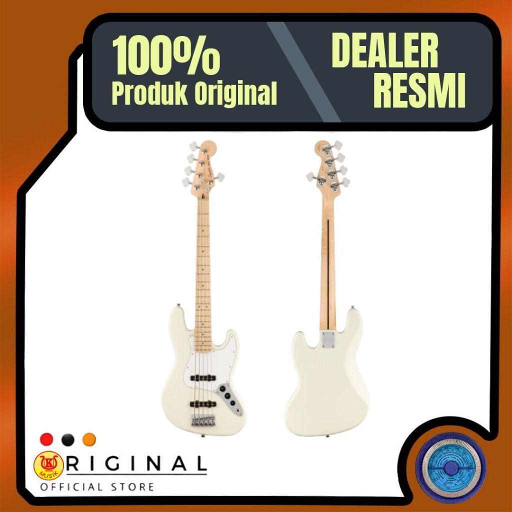 Jual Squier Affinity Series Jazz Bass V-5 String Electric Bass Guitar ...