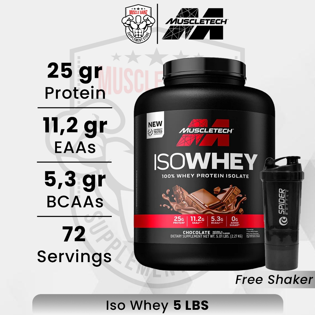 Jual Muscletech Iso Whey Isolate 5lbs | Shopee Indonesia