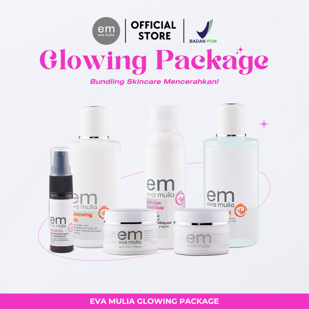 Jual Eva Mulia Glowing Package - Bundling Skincare Mencerahkan | Shopee ...