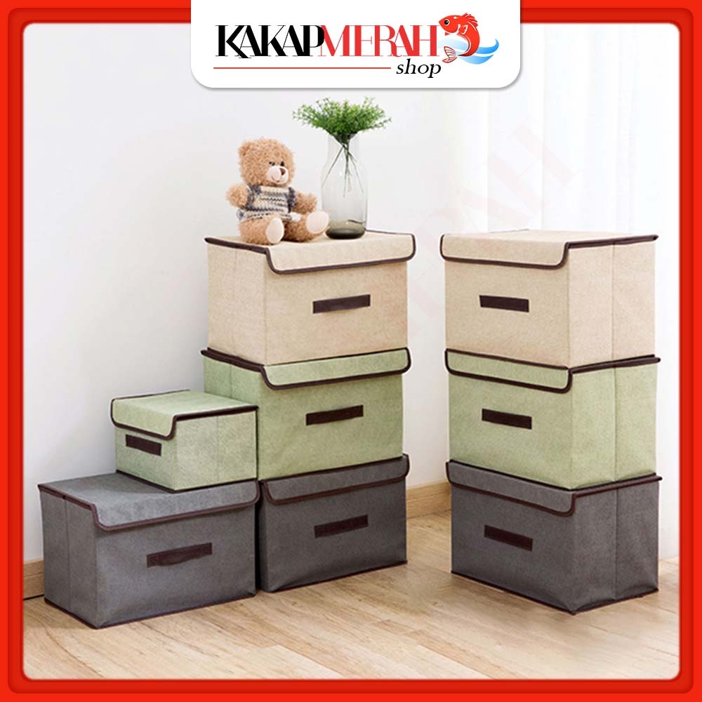 Jual Storage Box Lipat Kotak Organizer Dengan Penutup Tempat ...