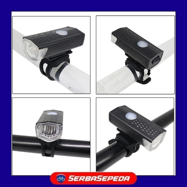 Jual Taffled Lampu Depan Sepeda RPL25 (Mounting Handlebar) 300 Lumens ...