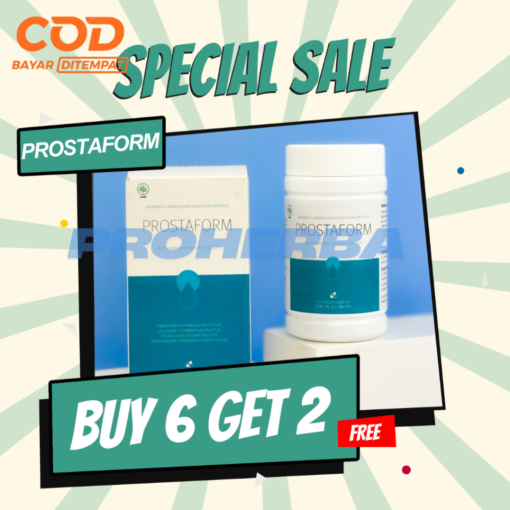 Jual Prostaform Herbal Prostat Original 15 Kapsul (8 botol) | Shopee ...