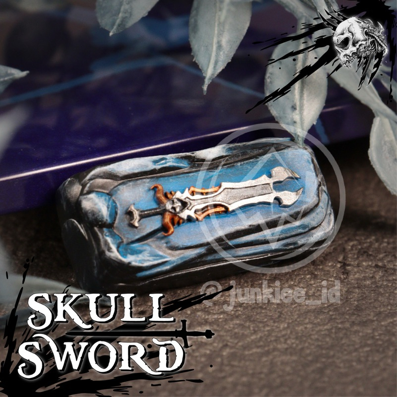 Jual Skull sword artisan keycaps for SHIFT ENTER mods artisan keycap ...