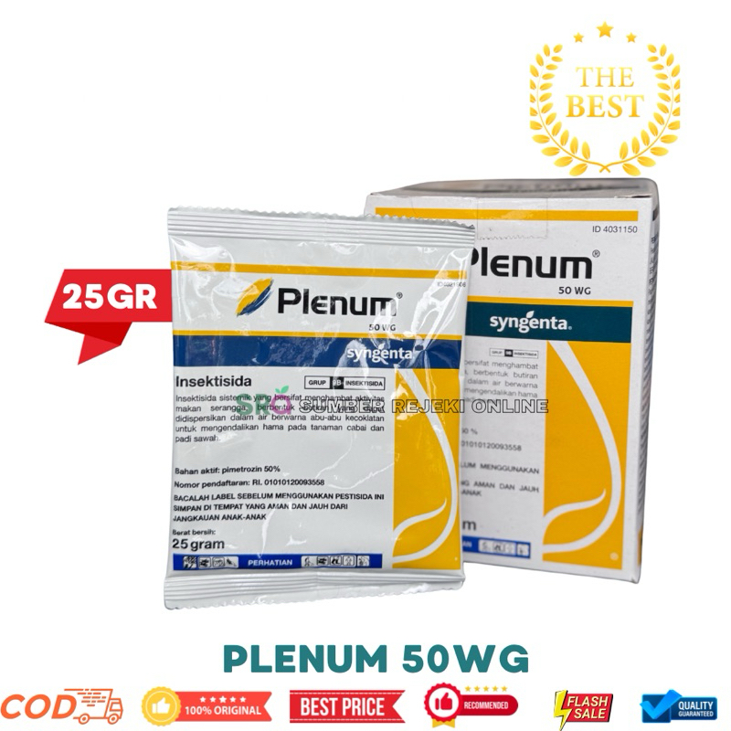 Jual INSEKTISIDA (100% ORIGINAL) PLENUM 50WG 25GRAM - SYNGENTA | Shopee ...