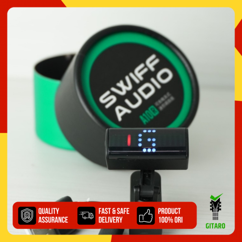 Jual Tuner Clip On Rechargeable Tuner Swiff Audio A10R SwiffAudio UHF Original Tuning Gitar ...