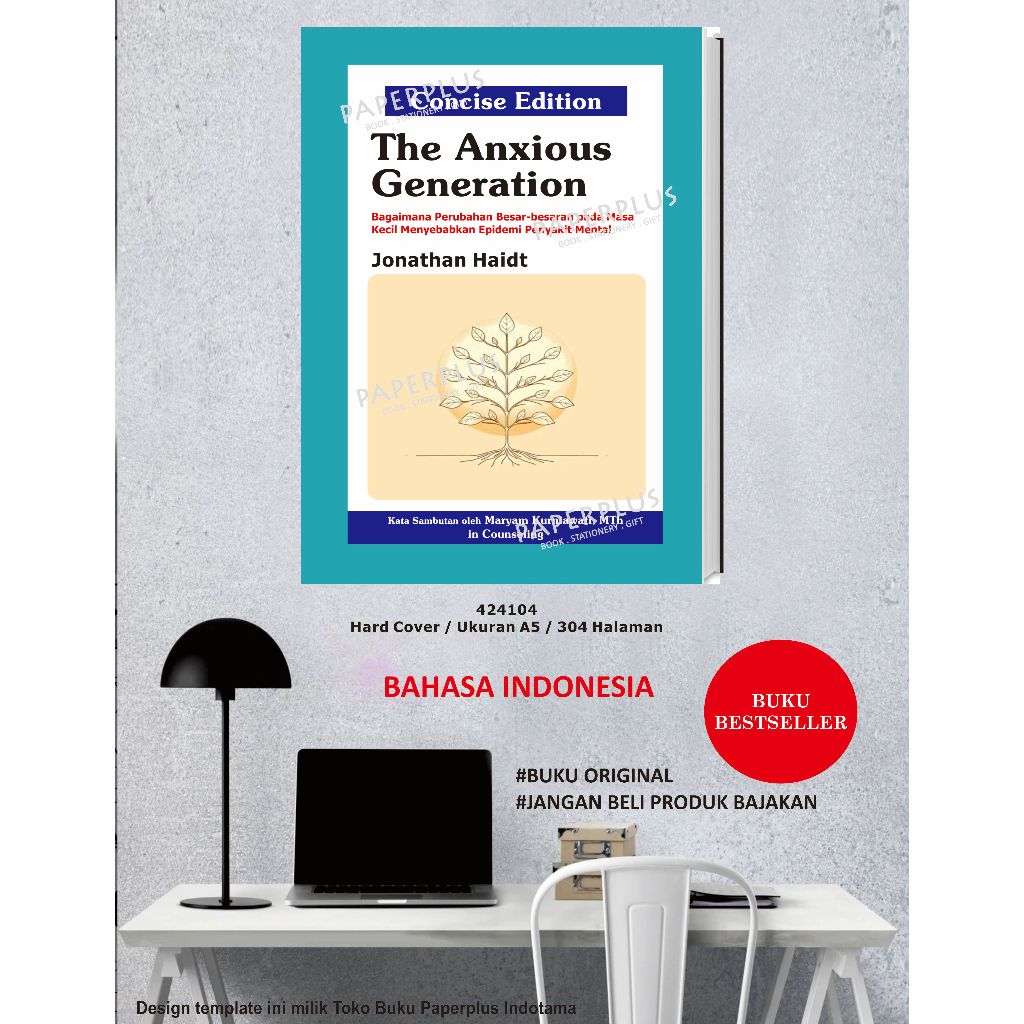 Jual The Anxious Generation / Generasi Cemas / Concise Edition ...