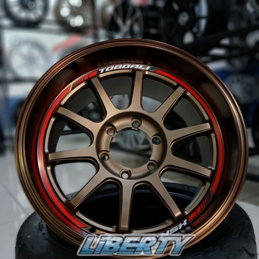 Jual Velg Resing R17 Baut 6x139,7 HSR TOBOALI Ring 17 Lebar 9 ET0 Cocok ...