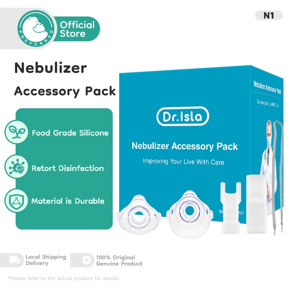Jual PREFERRED Nebulizer Portable Masker/Paket Aksesori Nebulizer Asli ...