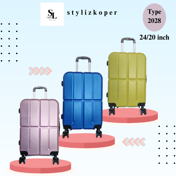 Jual Koper Tipe 2028 Size 24 inch Koper Bagasi Polo Fans | Shopee Indonesia