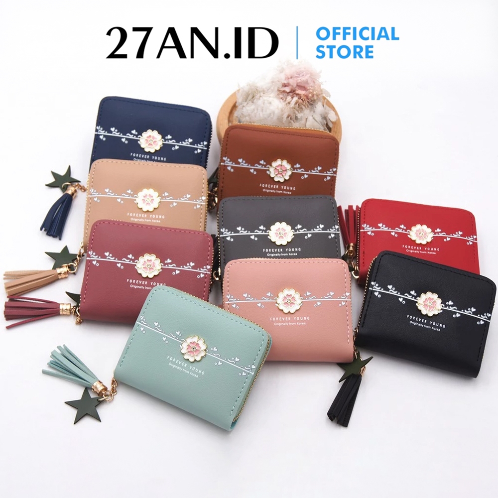 Jual (27AN.ID) COD DOMPET WANITA D20 KOREAN FASHION TRENDY FASHION WALLET | Shopee Indonesia