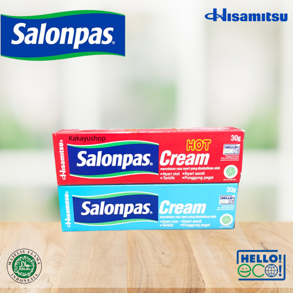 Jual SALONPAS Cream 30 gr - Krim Pereda Nyeri Otot & Sendi | Shopee ...