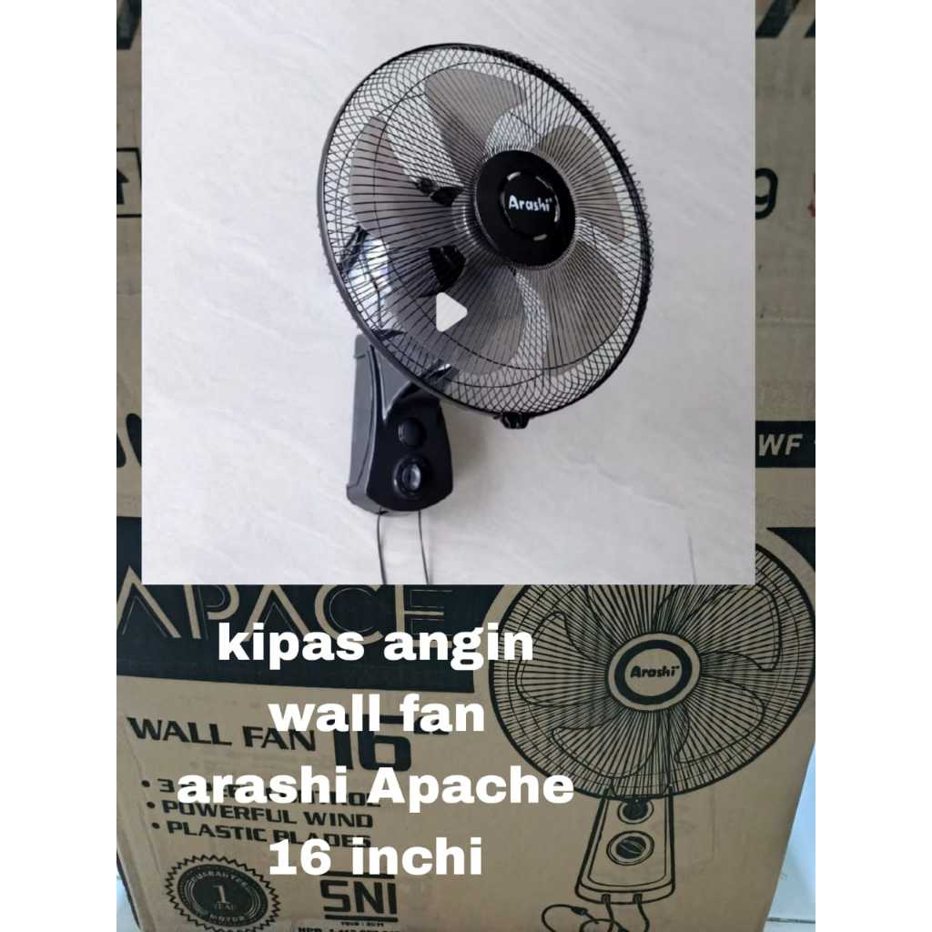 Jual kipas angin dinding Arashi Apache seri AR 228 PWF 16 inchi - wall ...