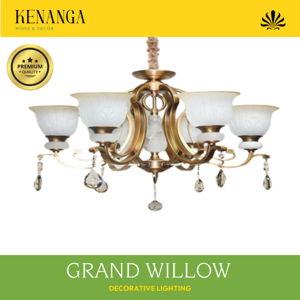 Jual Lampu Gantung Minimalis / Chandelier Grand Willow / Chandelier ...