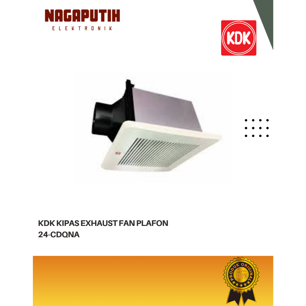 Jual KDK EXHAUST FAN SIROCCO ATAP PLAFON CEROBONG 24-CDQNA | Shopee ...