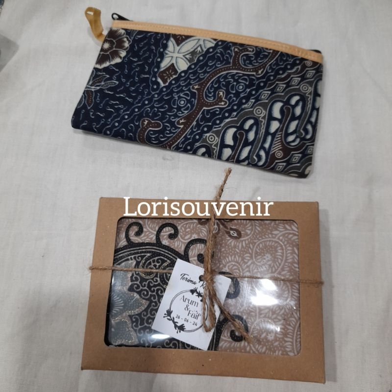 Jual Souvenir dompet batik kemas box | Shopee Indonesia