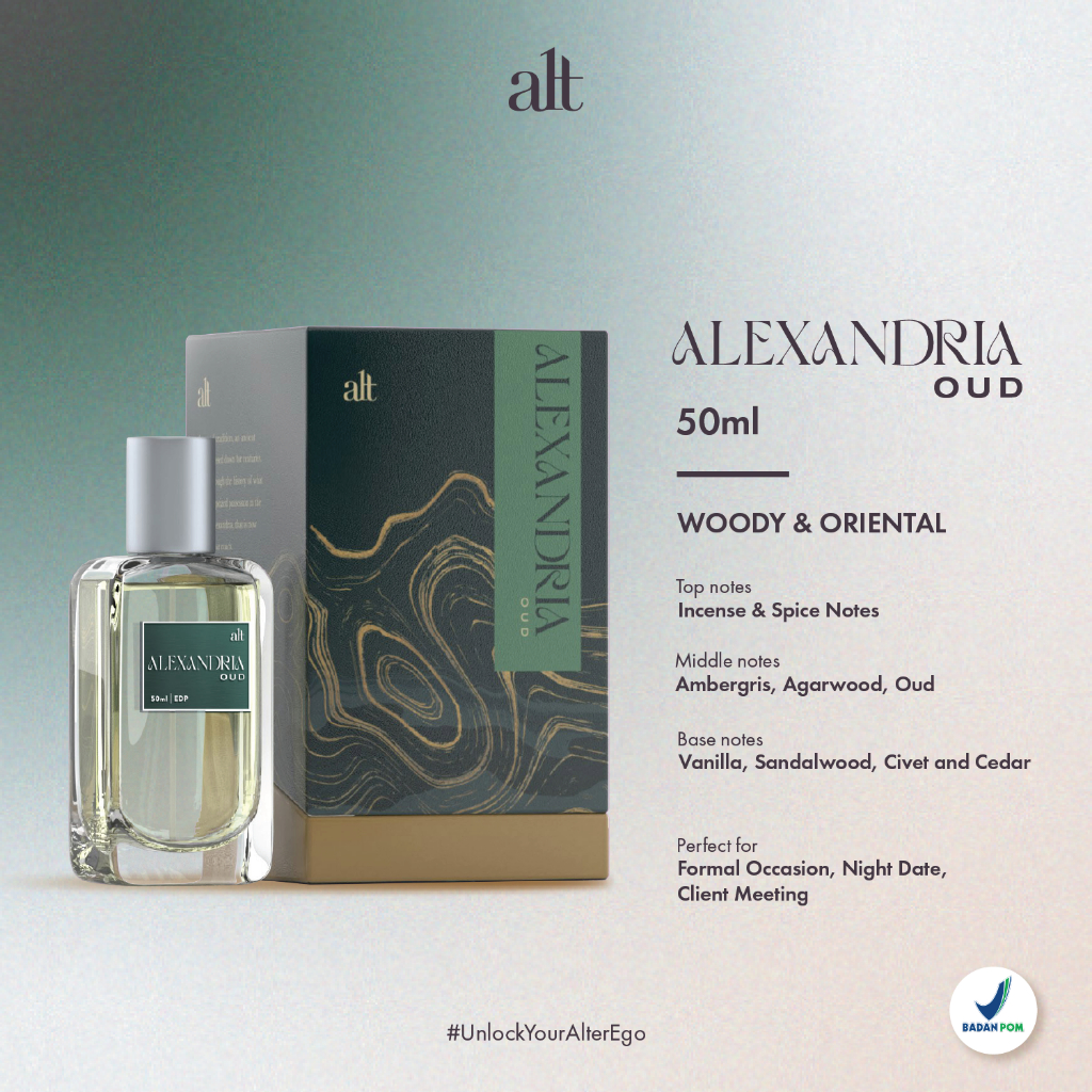Jual Alt Perfumery | Alexandria Oud | edp 50ml | Eau De Parfum ...