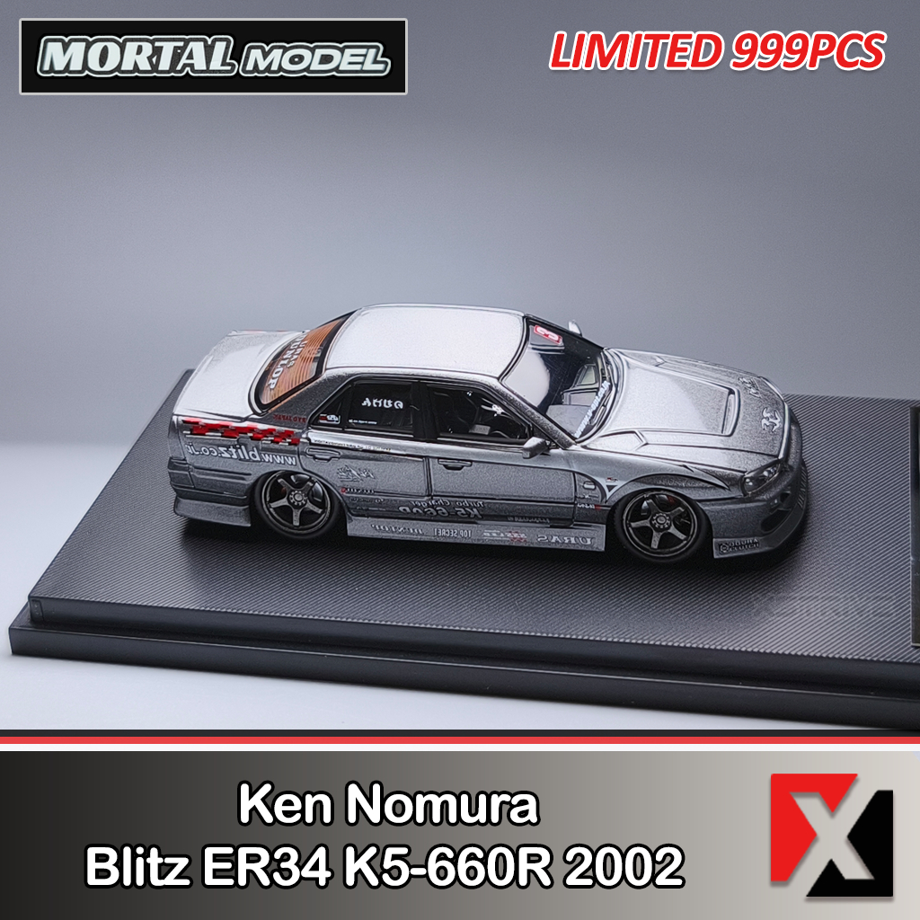 Jual MORTAL 1:64 Nissan URAS ER34 Ken Nomura Blitz ER34 K5-660R 2002 D1 ...