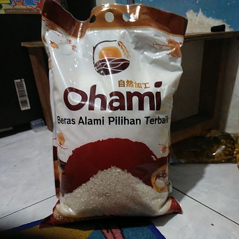 Jual BERAS PREMIUM OHAMI BERAS MURAH 5kg | Shopee Indonesia